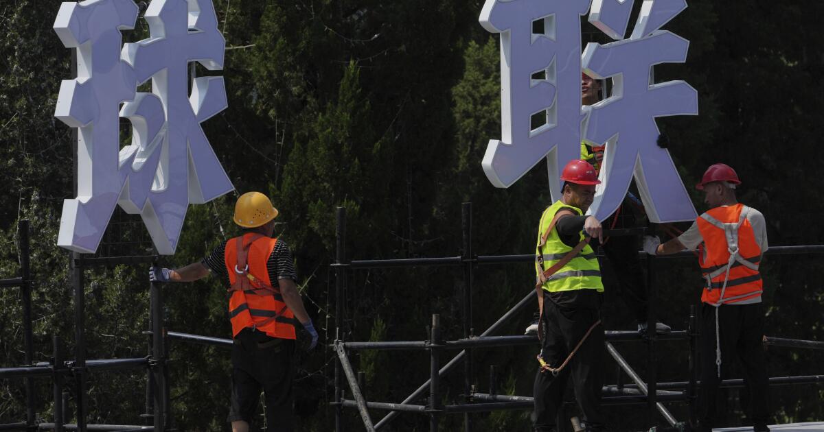 China’s economy lags in July under pressure from tariffs and a weak ...
